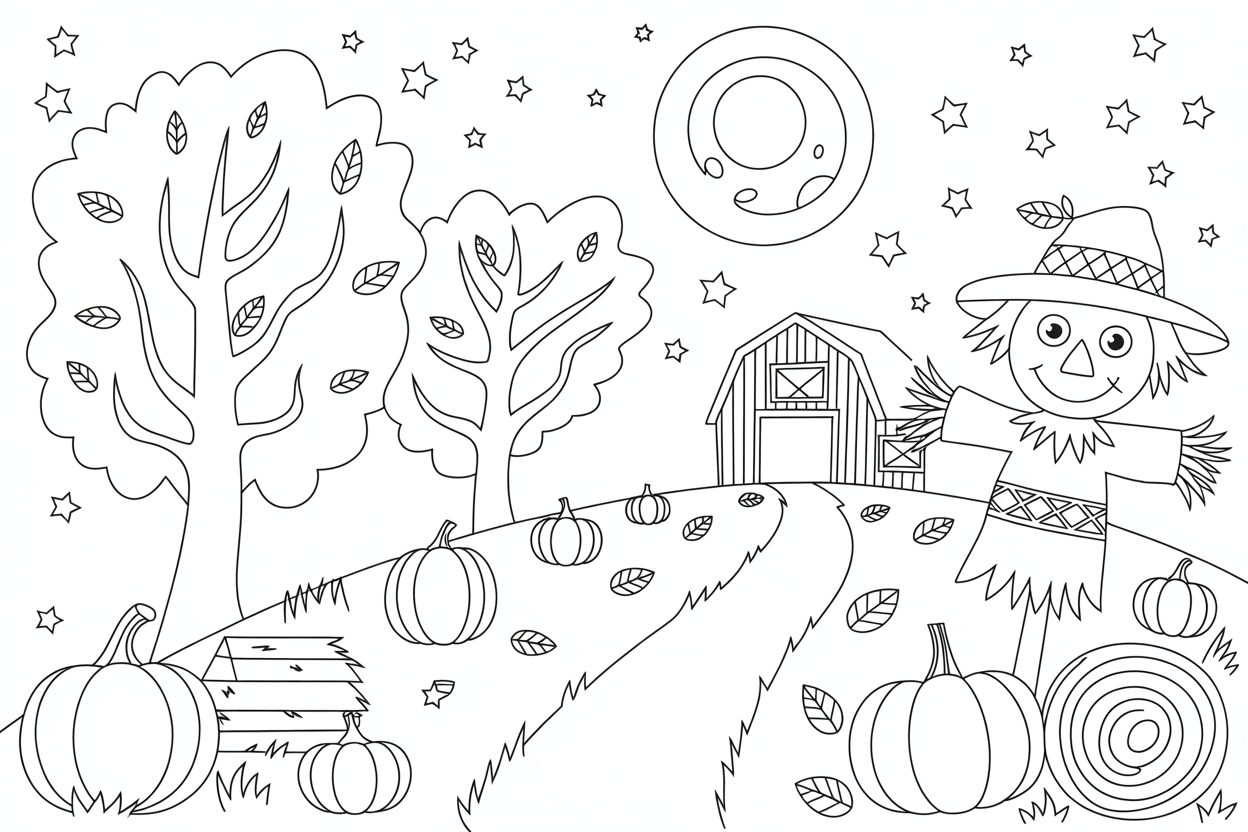10 Cute Fall Coloring Pages to Spark Your Creativity – Everyday Wholesome