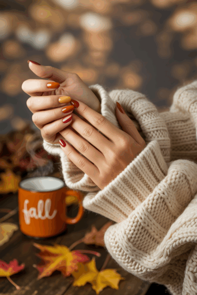 Everyday Wholesome | 20 Cozy Fall Nail Designs to Embrace the Season