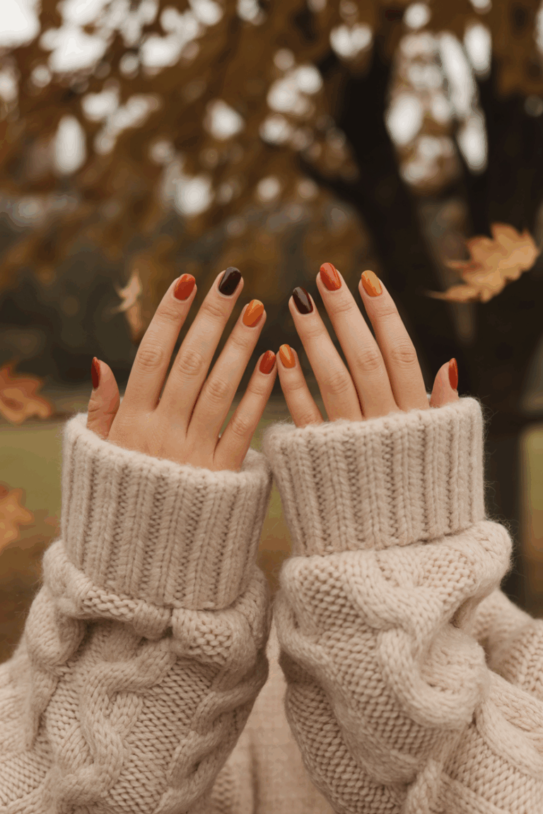 Everyday Wholesome | 20 Cozy Fall Nail Designs to Embrace the Season