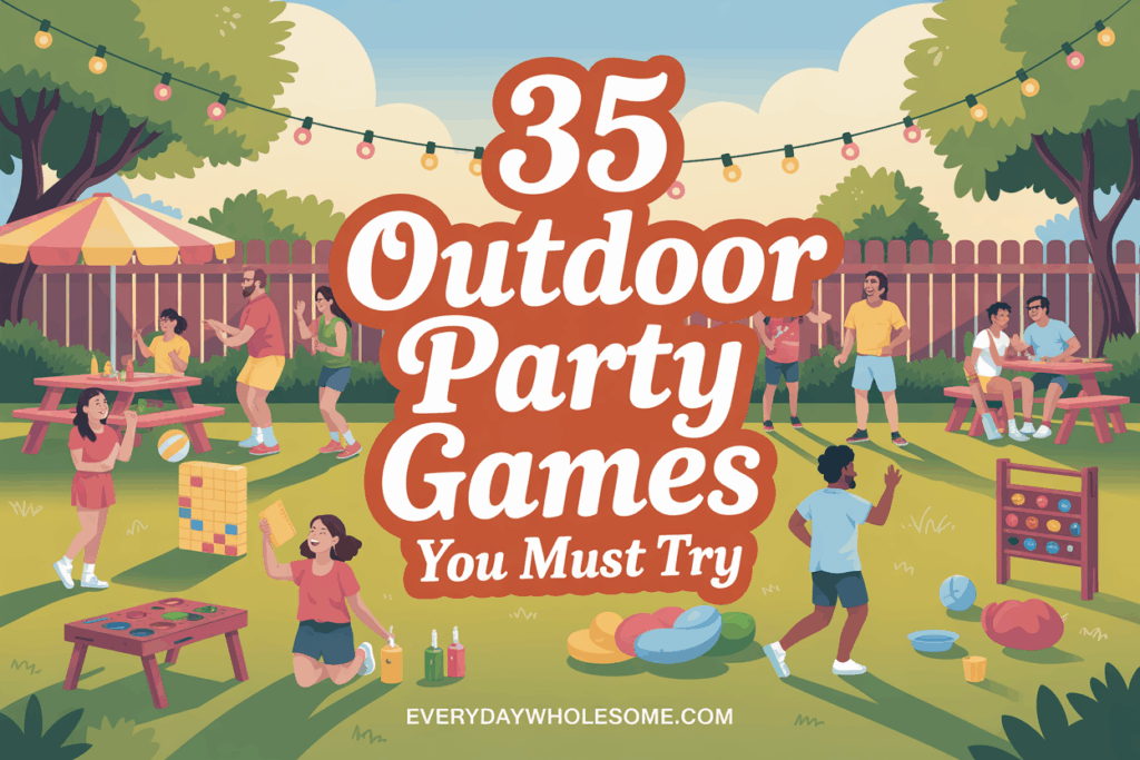 35 Fun Outdoor Party Games for Everyone – Everyday Wholesome