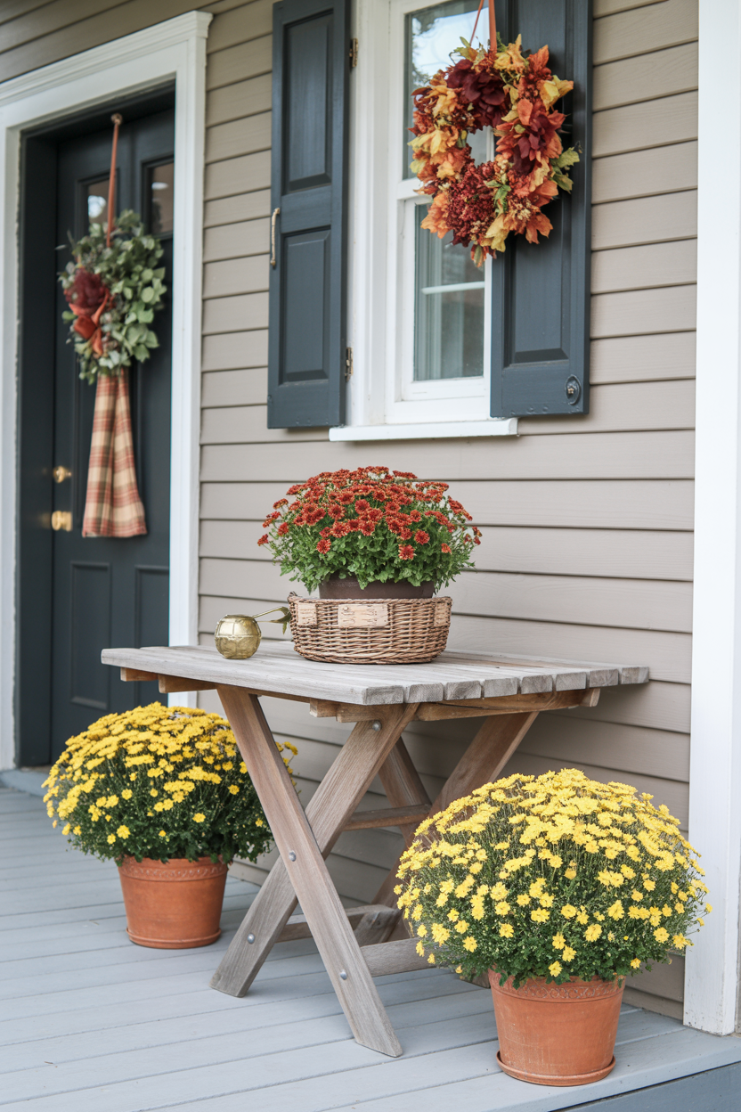 20 Creative Ways to Decorate Your Fall Front Porch with Mums – Everyday ...