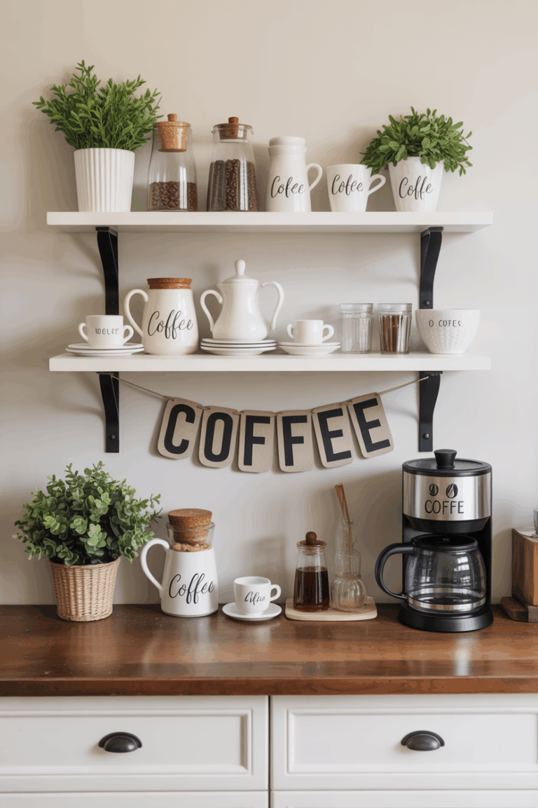 15 Creative Ideas to Decorate Your Coffee Bar – Everyday Wholesome