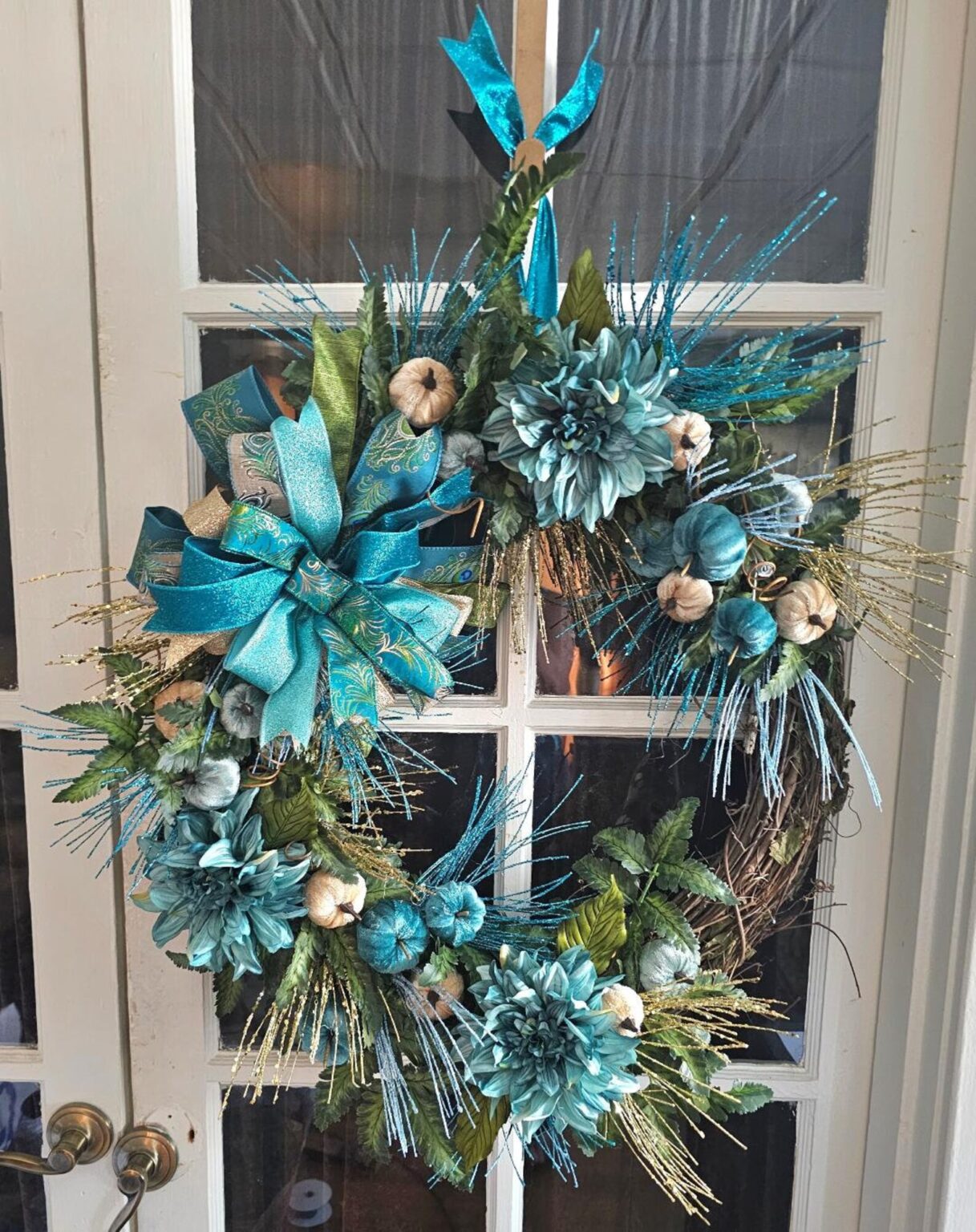 14 Gorgeous Teal Fall Wreaths for a Stylish Autumn Door – Everyday ...