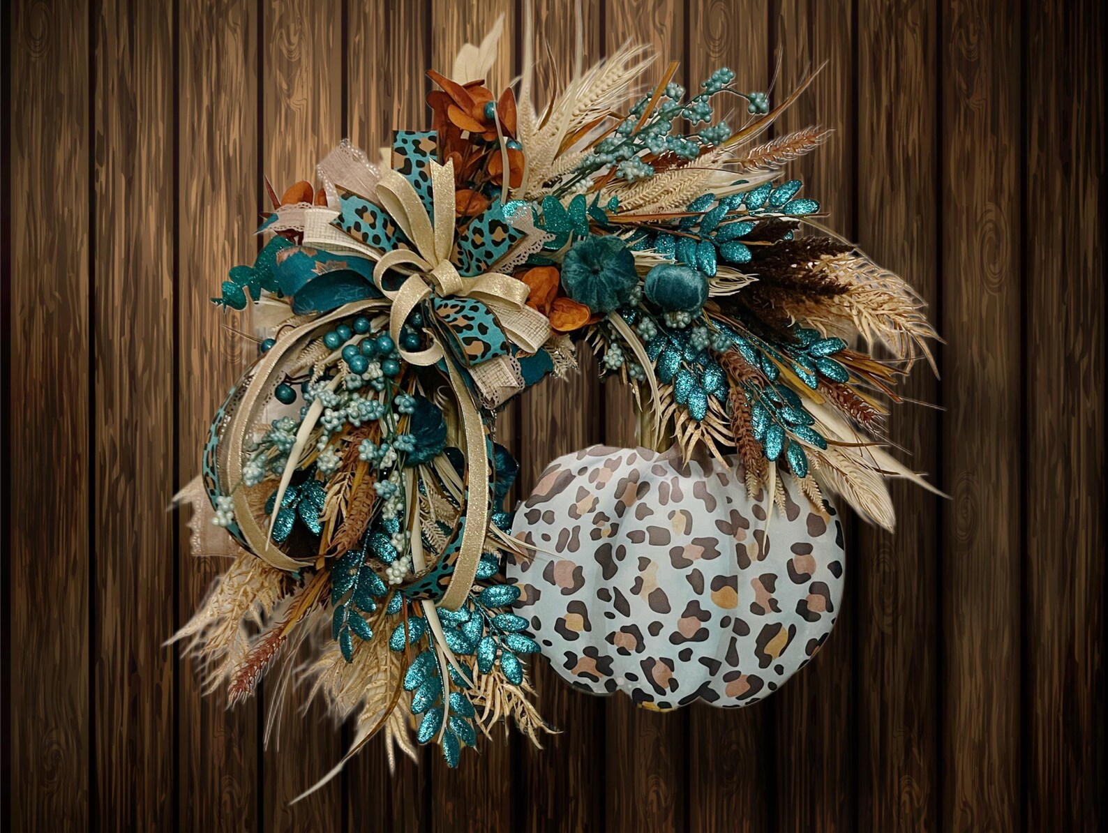 14 Gorgeous Teal Fall Wreaths for a Stylish Autumn Door – Everyday ...