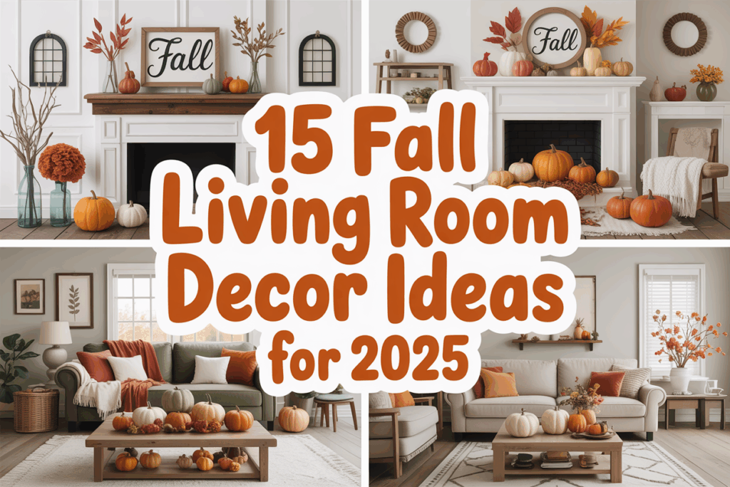 15 Cozy Fall Living Room Decor Ideas to Transform Your Space – Everyday ...