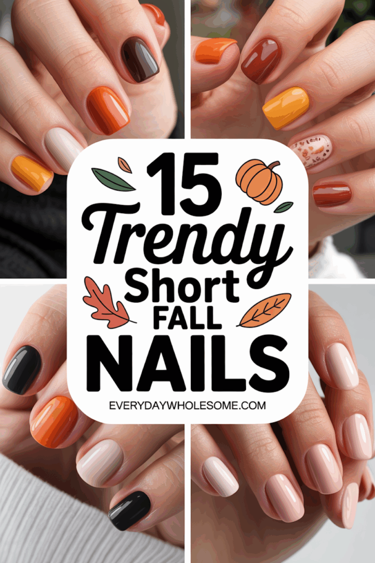 15 Trendy Short Fall Nails To Elevate Your Seasonal Style – Everyday ...