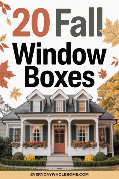 20 Fall Window Boxes Ideas to Elevate Your Seasonal Decor – Everyday ...