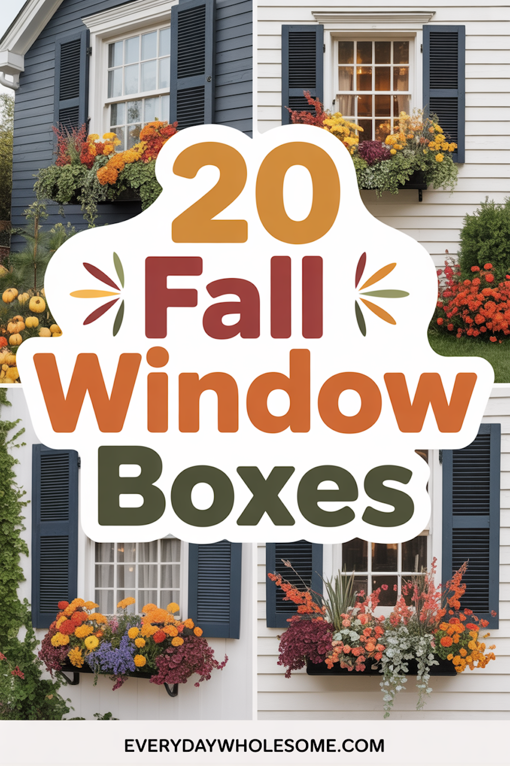 20 Fall Window Boxes Ideas to Elevate Your Seasonal Decor – Everyday ...