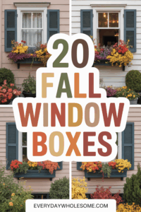 20 Fall Window Boxes Ideas to Elevate Your Seasonal Decor – Everyday ...