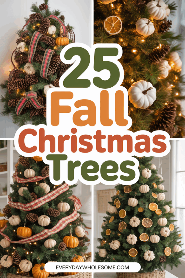 20 Fall Christmas Tree Ideas to Elevate Your Holiday Decor This Season ...
