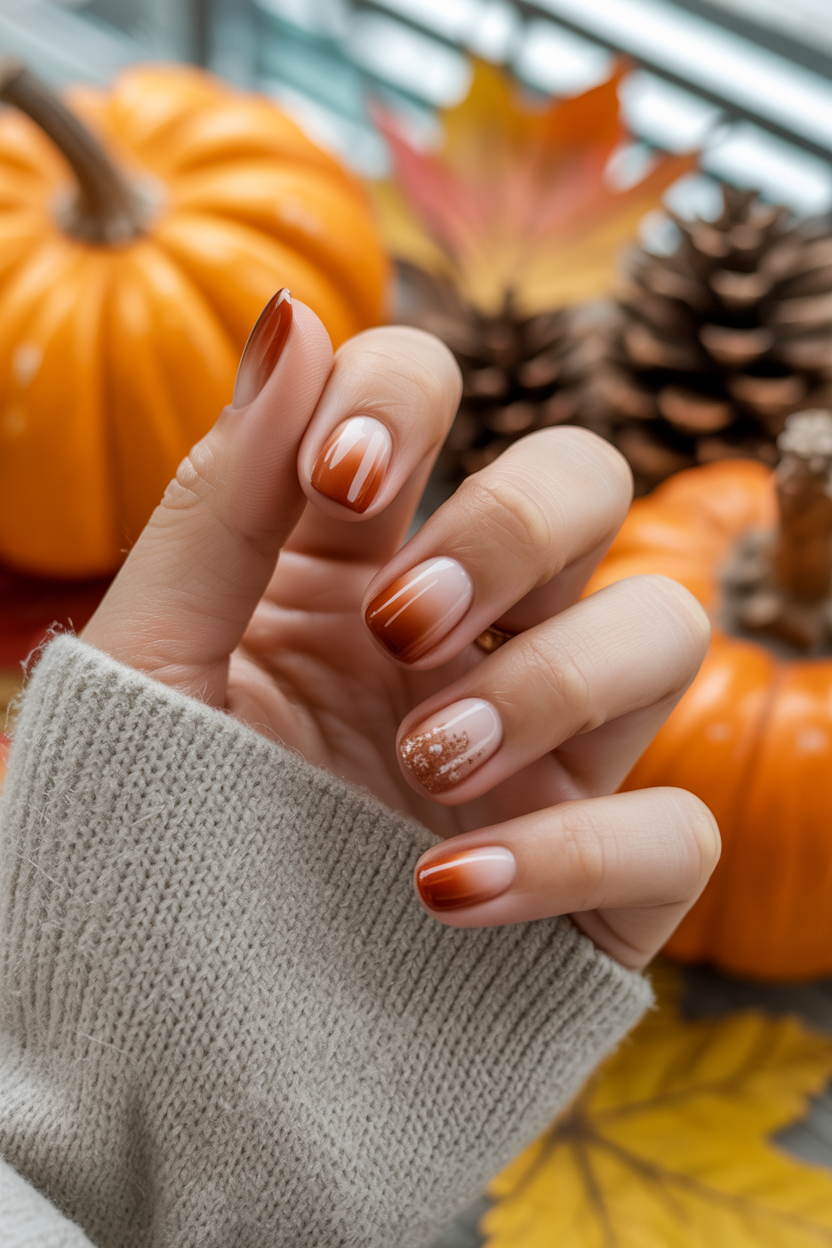 15 Trendy Short Fall Nails To Elevate Your Seasonal Style – Everyday ...