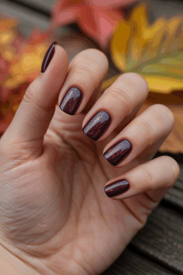 15 Trendy Short Fall Nails To Elevate Your Seasonal Style – Everyday ...
