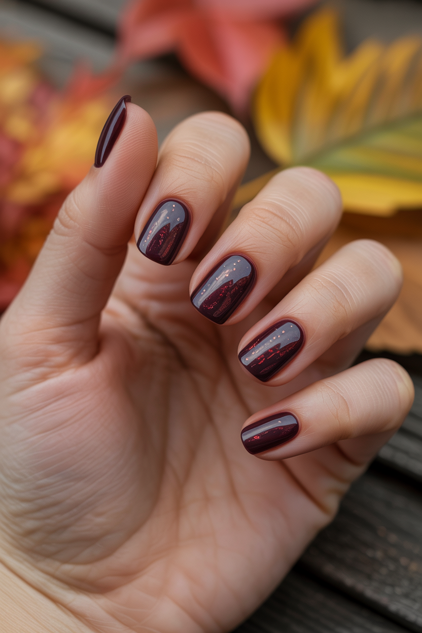 15 Trendy Short Fall Nails To Elevate Your Seasonal Style – Everyday ...