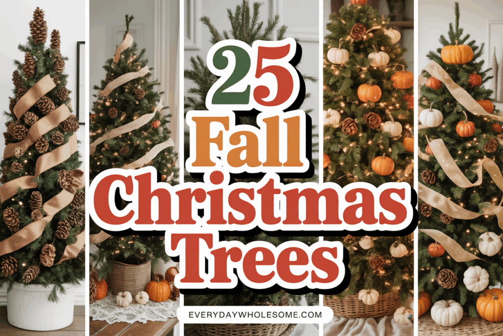 20 Fall Christmas Tree Ideas to Elevate Your Holiday Decor This Season ...