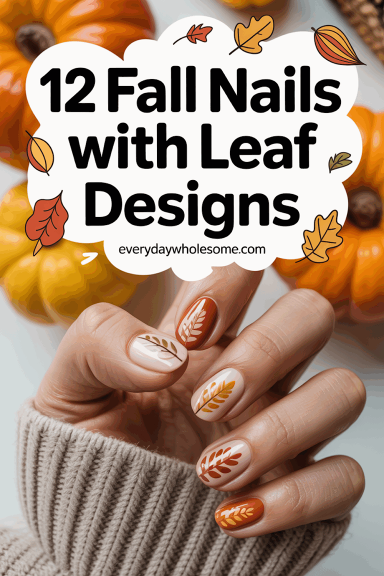 12 Fall Nails Leaf Design Ideas To Elevate Your Seasonal Style ...