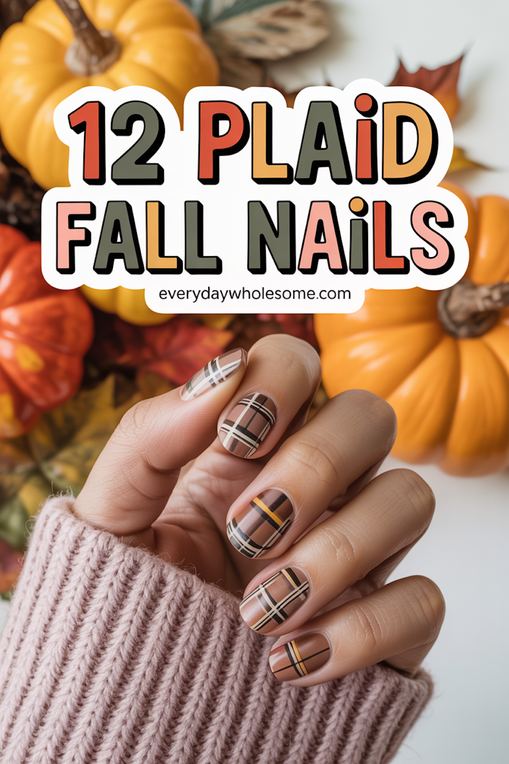 12 Fall Plaid Nail Ideas for Effortless Seasonal Style – Everyday Wholesome