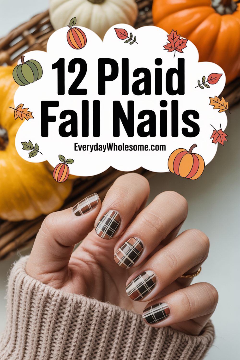 12 Fall Plaid Nail Ideas for Effortless Seasonal Style – Everyday Wholesome