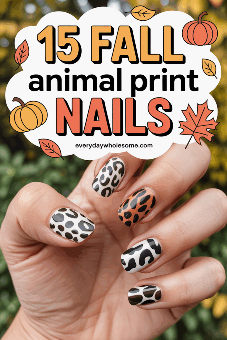 15 Fall Animal Print Nails Ideas To Elevate Your Seasonal Style ...