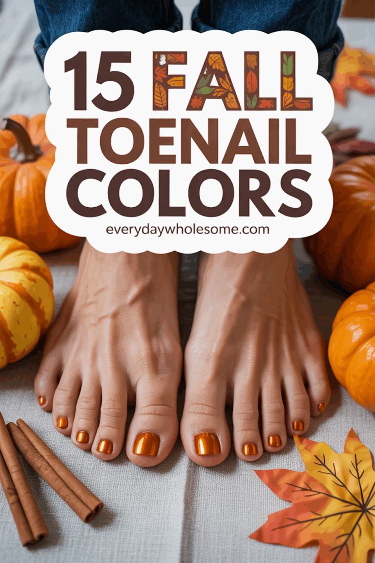 15 Fall Toenail Colors for Pedicures to Elevate Your Seasonal Style ...