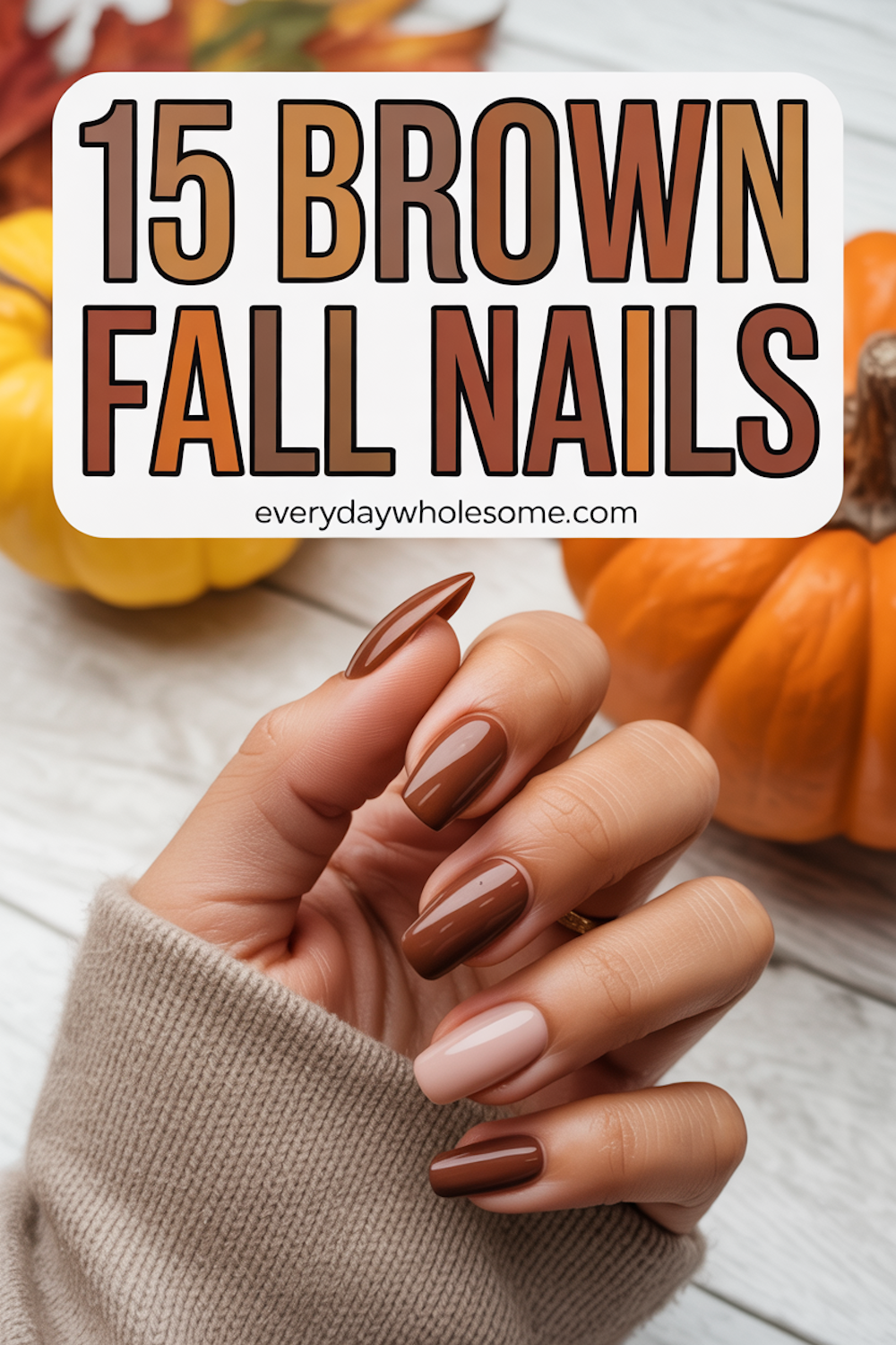 15 Brown Fall Nails Ideas to Elevate Your Seasonal Manicure – Everyday ...