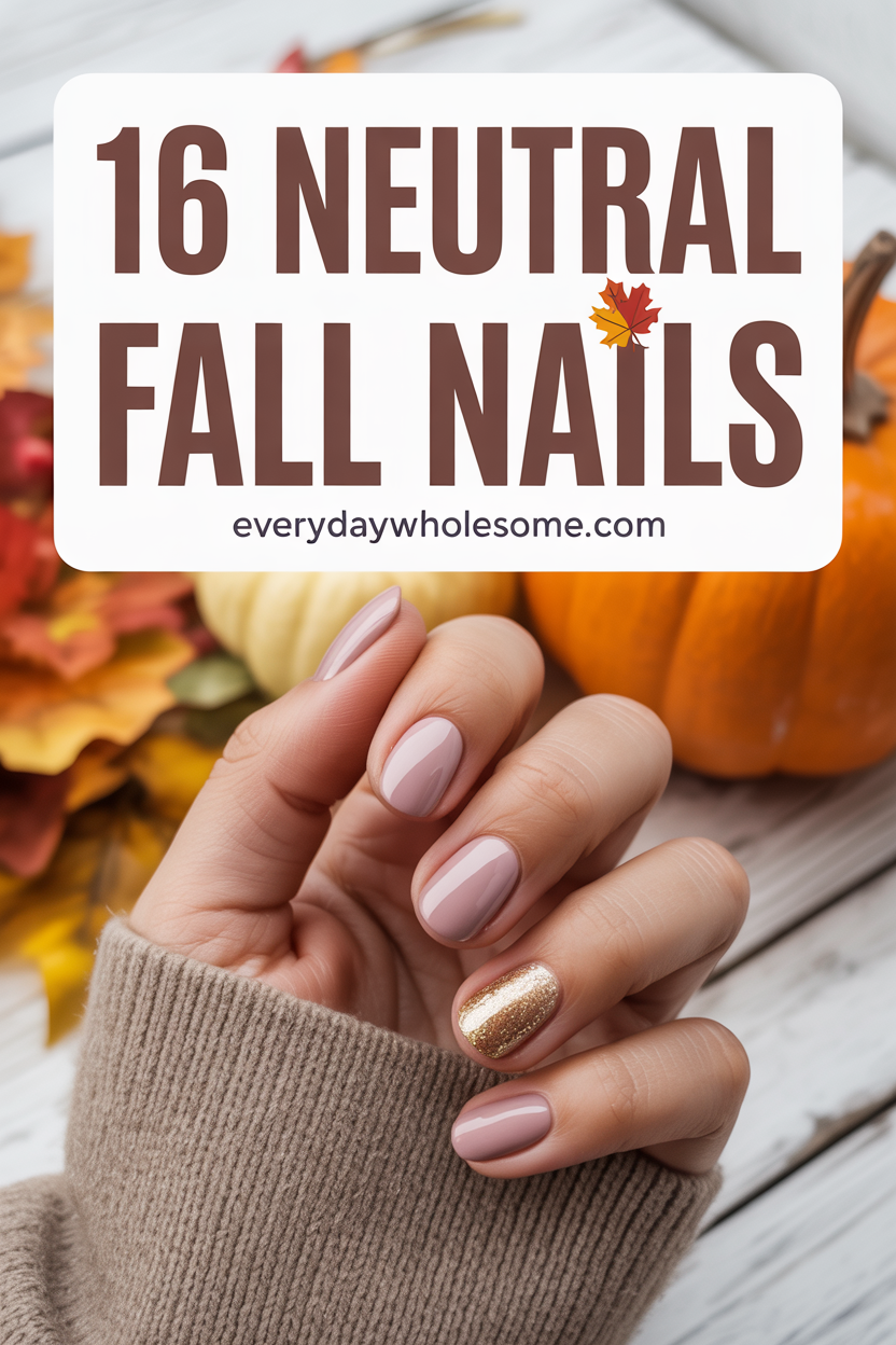 16 Elegant Neutral Fall Nail Designs and Color Ideas – Everyday Wholesome