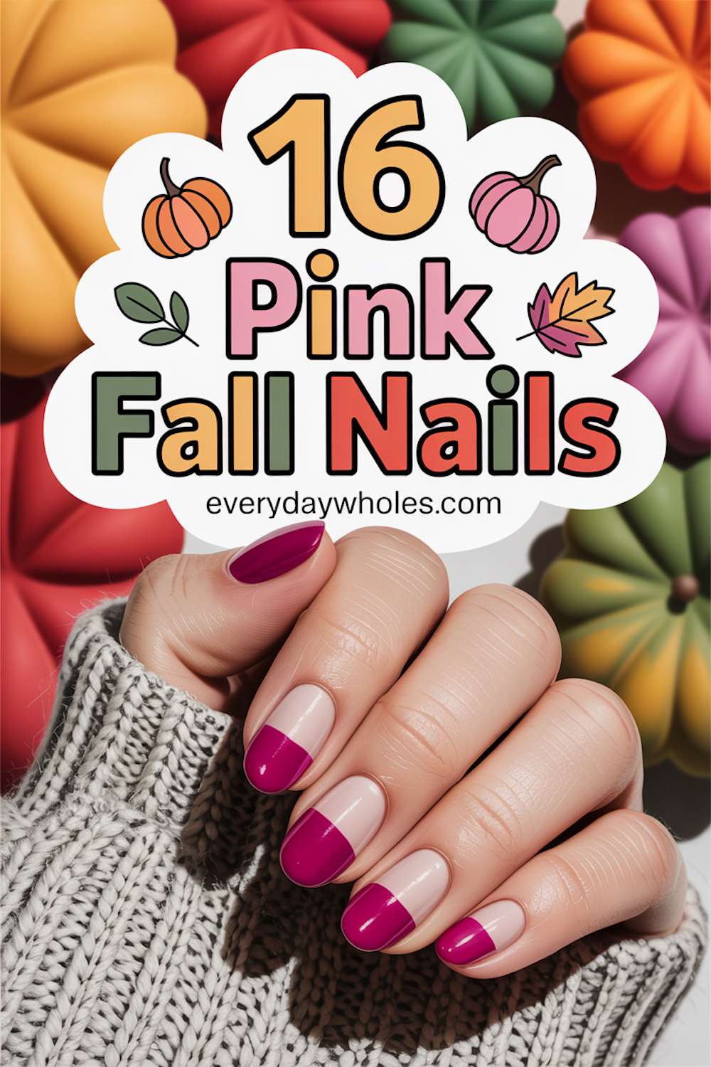 16 Pink Fall Nails Ideas Perfect for Seasonal Style Updates – Everyday ...