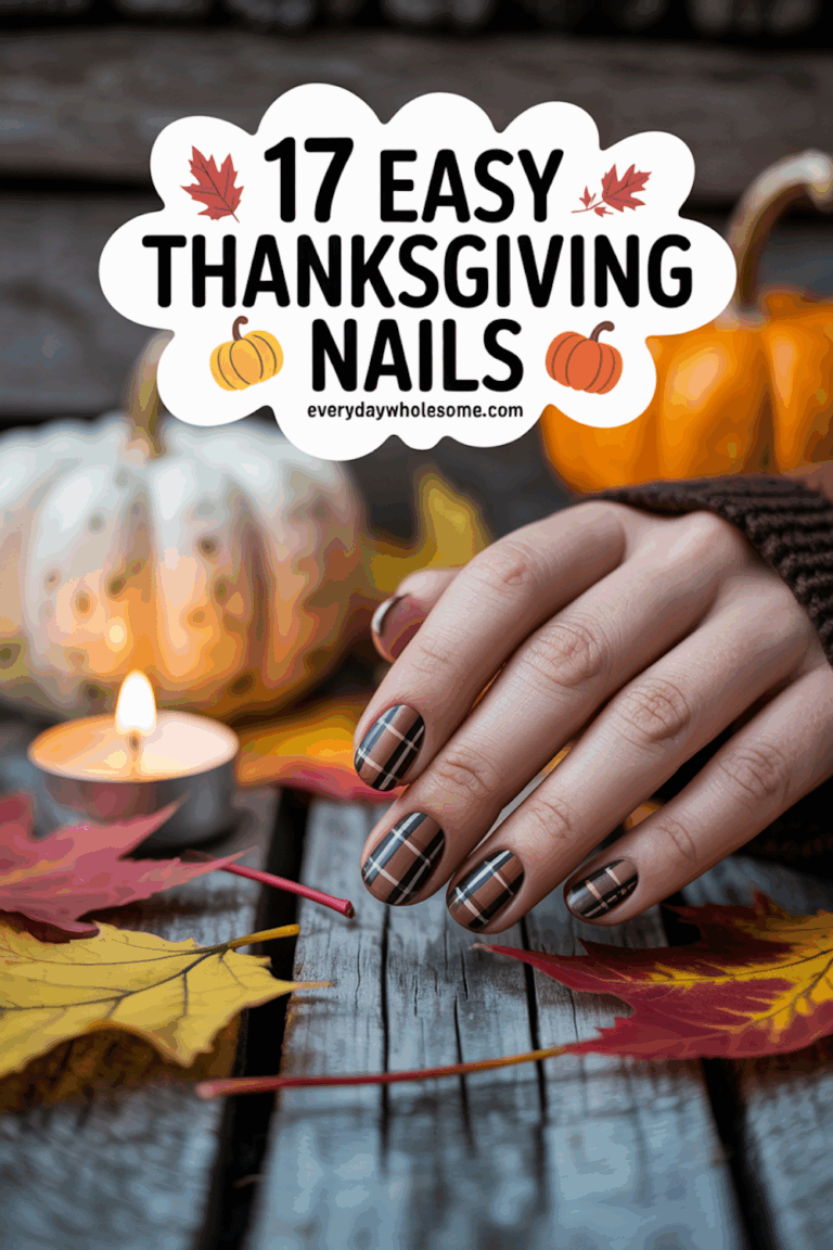 17 Thanksgiving Nails Easy Ideas for Effortless Festive Style ...