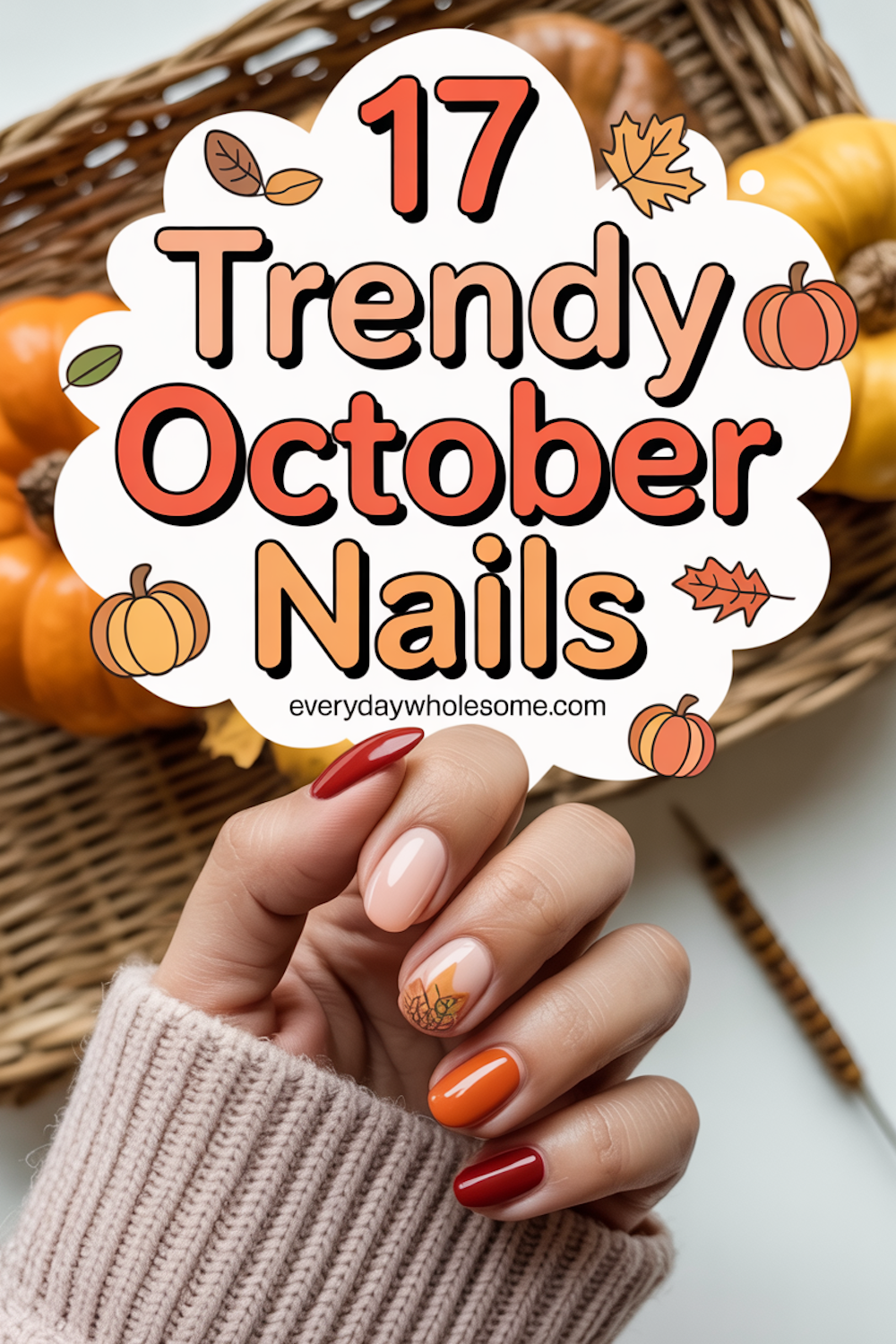 17 Trendy October Nails To Elevate Your Fall Style – Everyday Wholesome