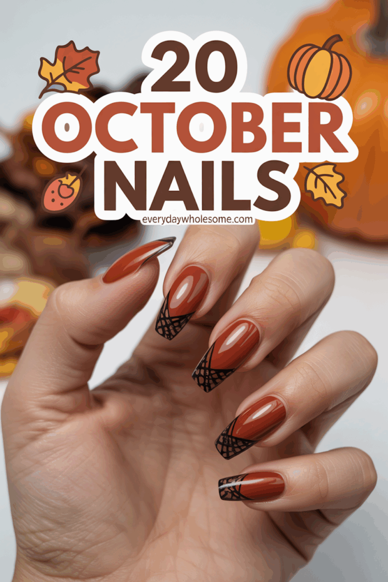 20 October Nails Designs and Colors Ideas for Trendy Fall Looks ...