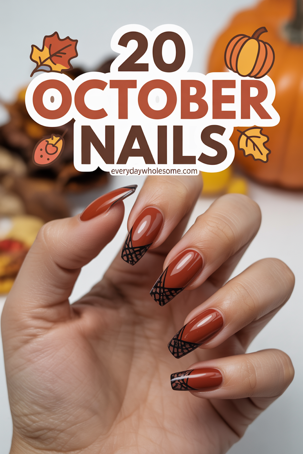 20 October Nails Designs and Colors Ideas for Trendy Fall Looks ...