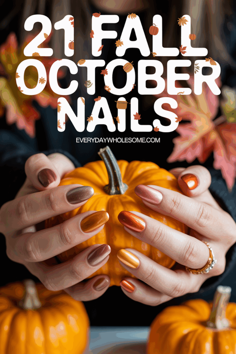 21 Fall October Nails Ideas To Elevate Your Seasonal Style – Everyday ...