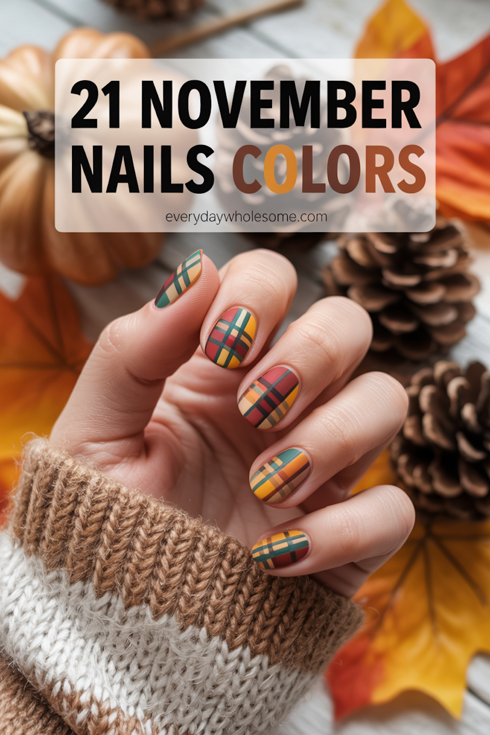 21 November Nails Colors Ideas For Stunning Fall Manicures – Everyday ...