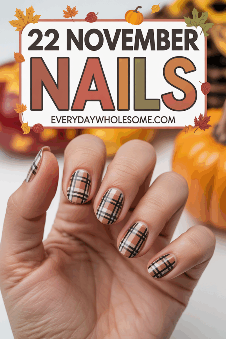 21 November Nails Ideas Perfect for Fall and Festive Looks – Everyday ...