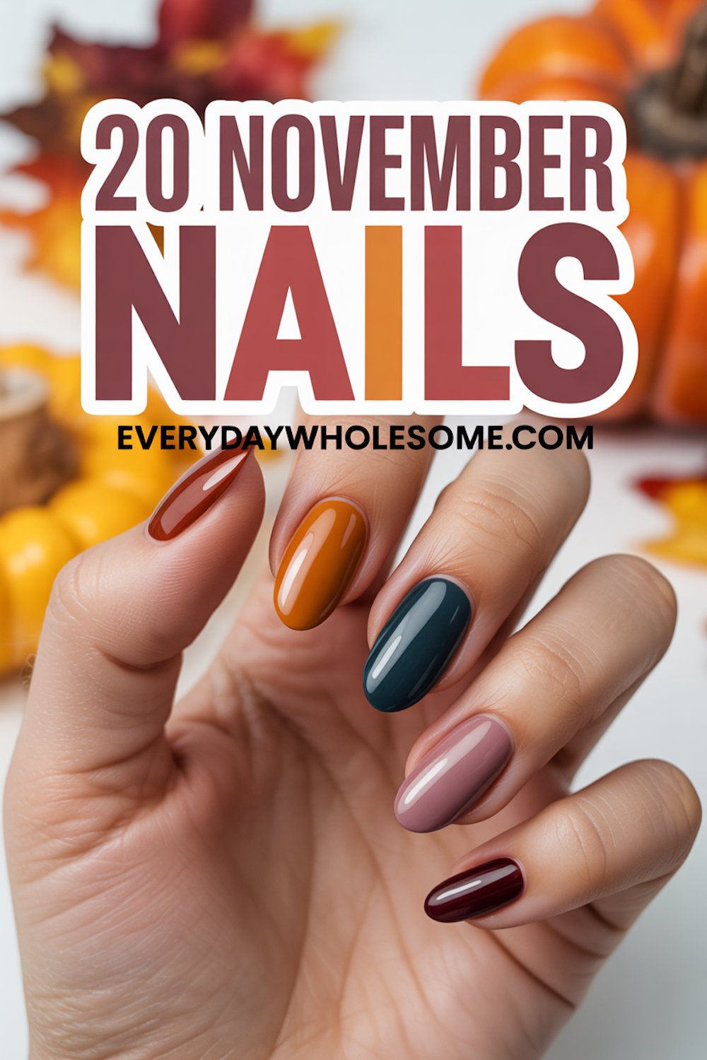 21 November Nails Ideas Perfect for Fall and Festive Looks – Everyday ...