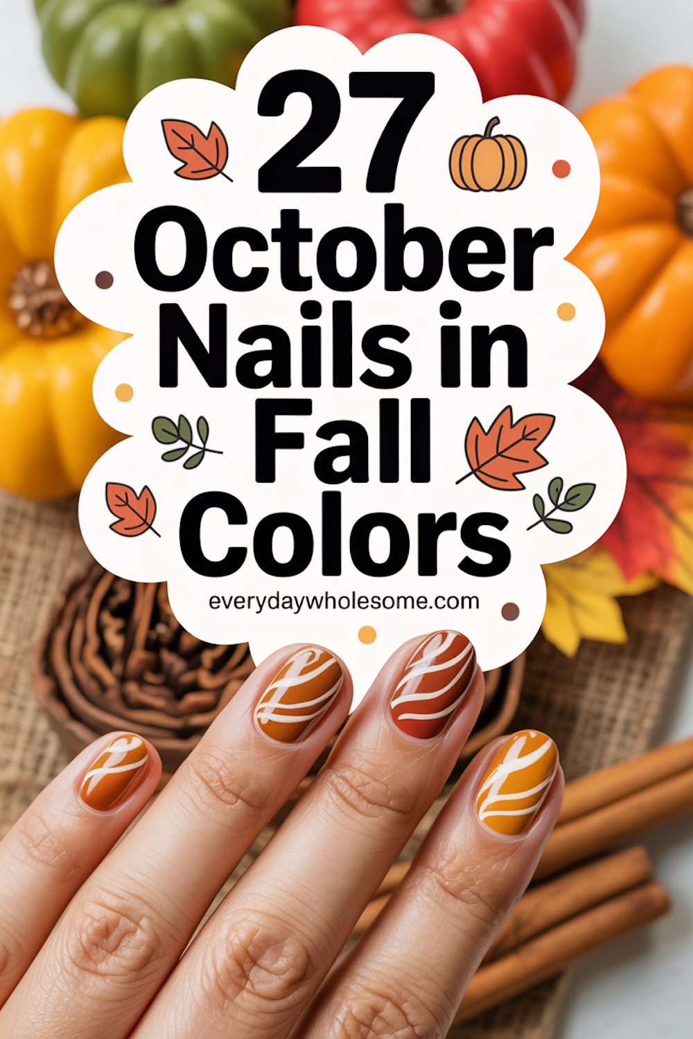 27 October Nail Ideas with Fall Colors You’ll Love This Season ...