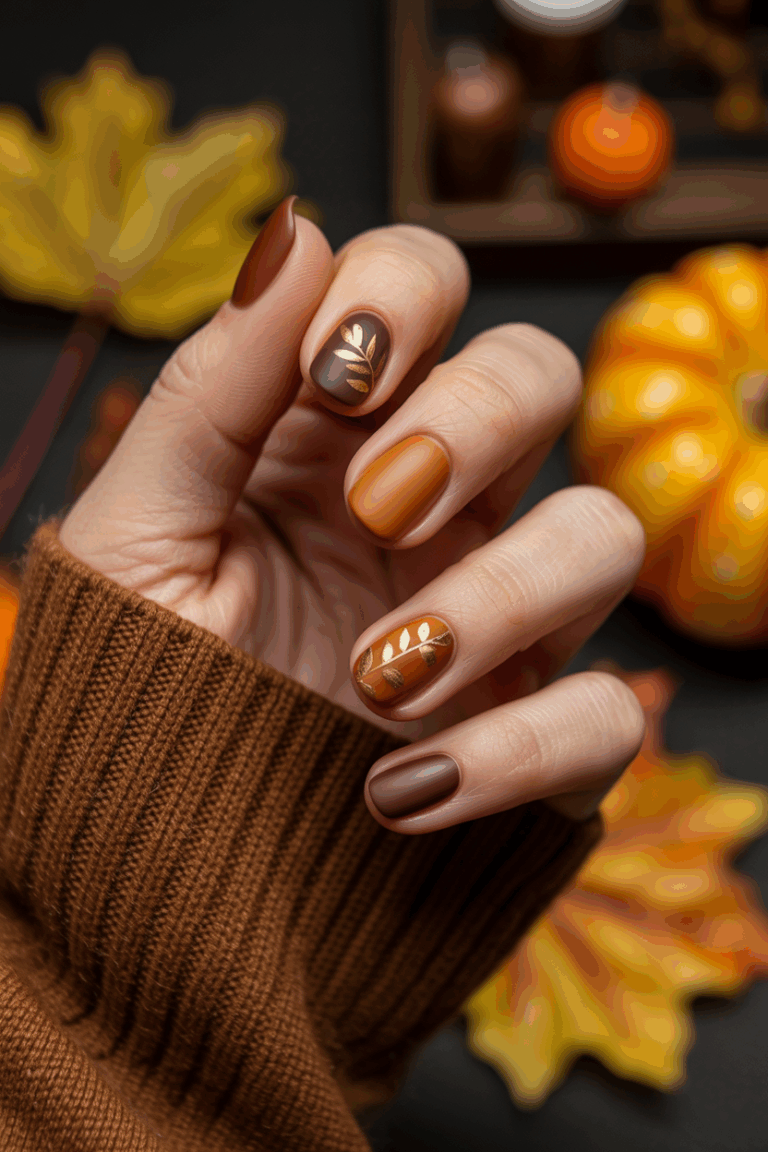 23 November Nails For Fall Ideas Stunning Seasonal Nail Art Trends ...