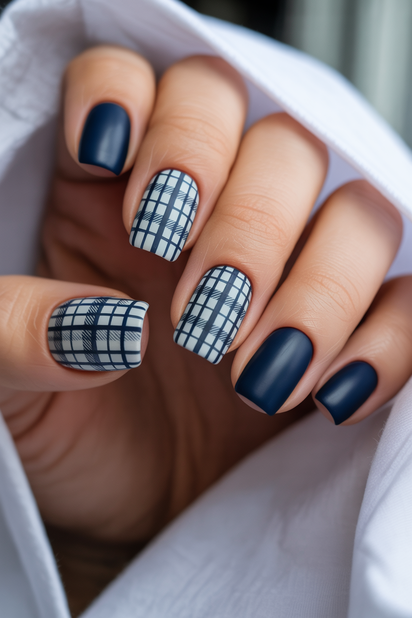12 Fall Plaid Nail Ideas for Effortless Seasonal Style – Everyday Wholesome