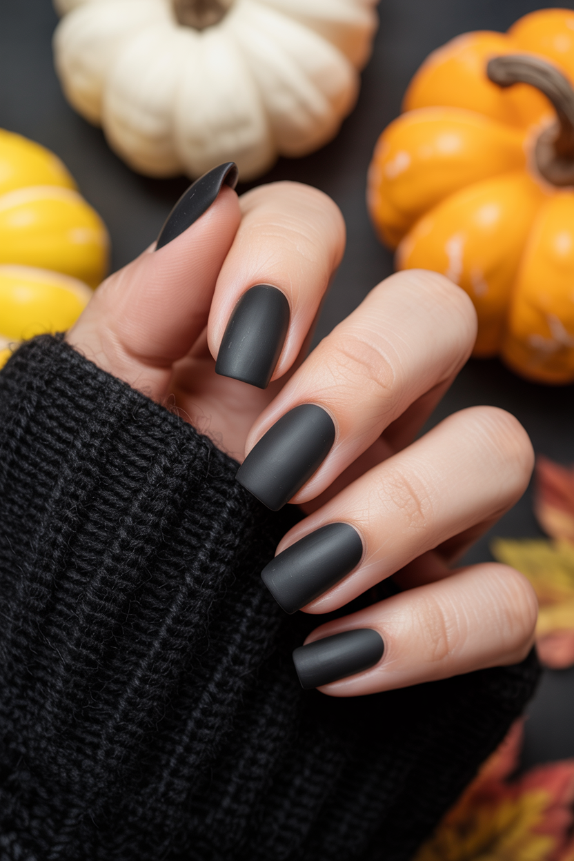 12 Stunning Black Fall Nail Design Ideas You’ll Love – Everyday Wholesome
