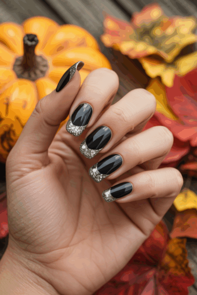 12 Stunning Black Fall Nail Design Ideas You’ll Love – Everyday Wholesome