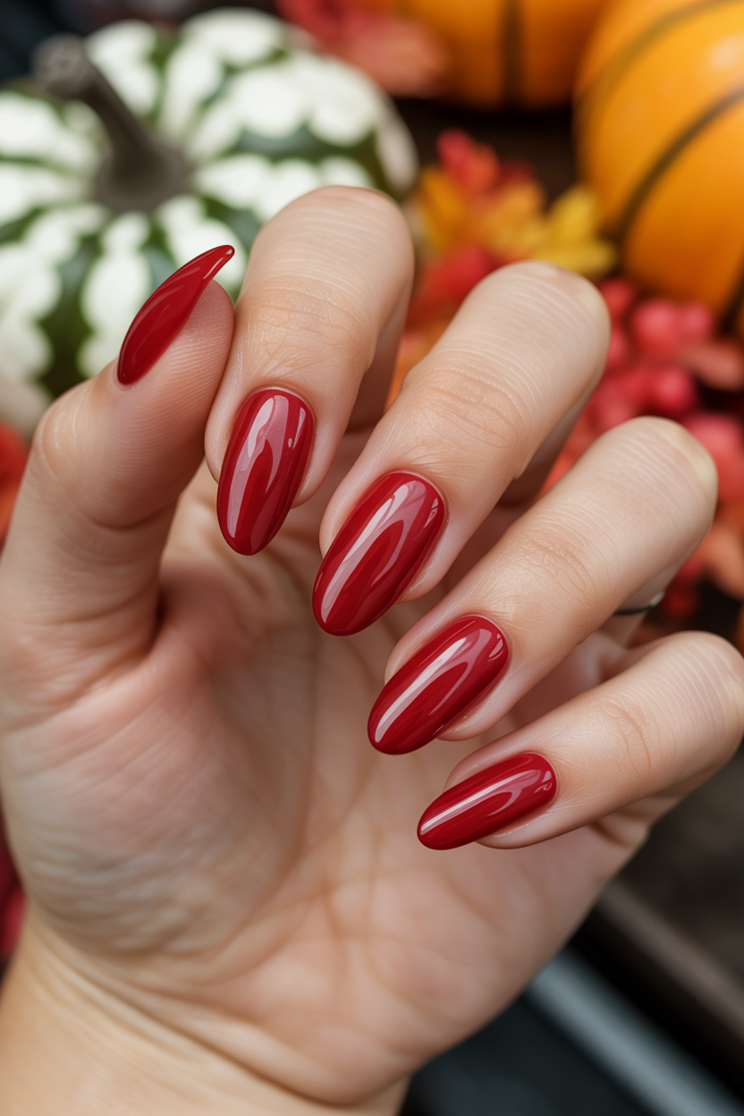 16 Red Fall Nails Ideas To Elevate Your Seasonal Style – Everyday Wholesome