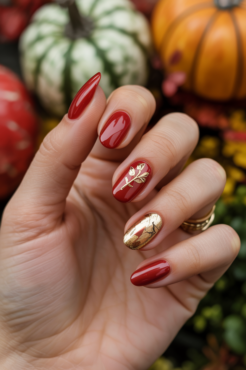 16 Red Fall Nails Ideas To Elevate Your Seasonal Style – Everyday Wholesome