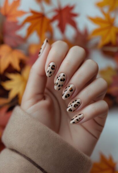 15 Fall Animal Print Nails Ideas To Elevate Your Seasonal Style ...