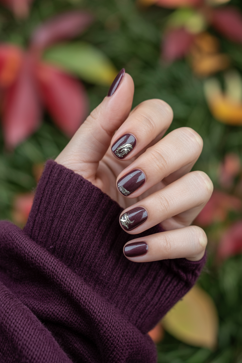 18 Stunning Fall Glitter Nail Designs You Need to Try – Everyday Wholesome