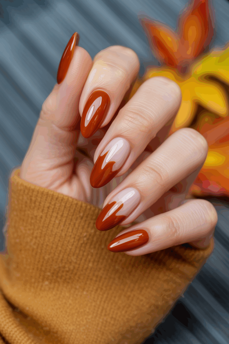 16 Fall Drip Nails Ideas To Elevate Your Autumn Nail Game – Everyday ...