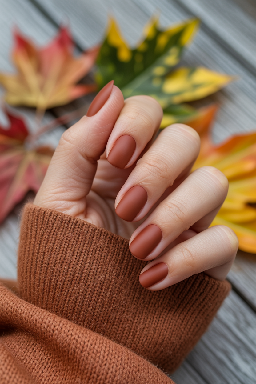 20 Stunning Fall Matte Nail Designs You’ll Love – Everyday Wholesome