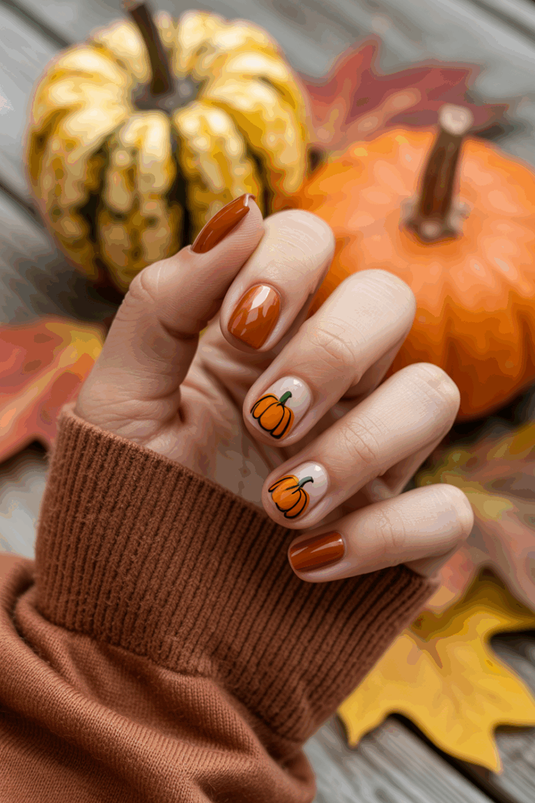 12 Easy Fall Nail Designs You Can DIY – Everyday Wholesome