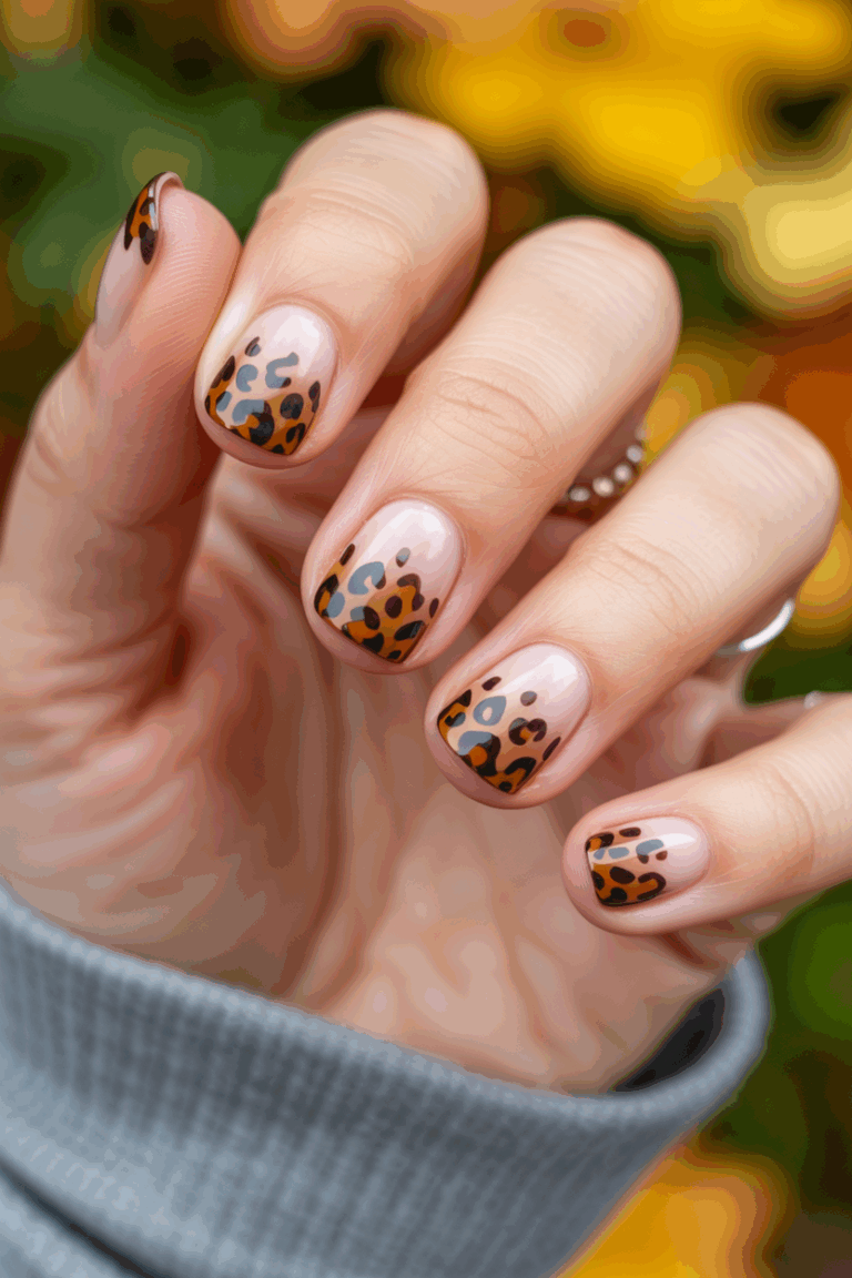 15 Fall Animal Print Nails Ideas To Elevate Your Seasonal Style ...