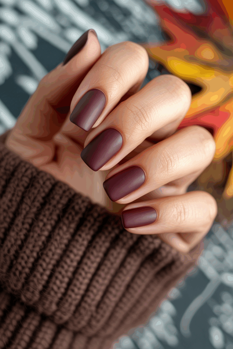 20 Stunning Fall Matte Nail Designs You’ll Love – Everyday Wholesome