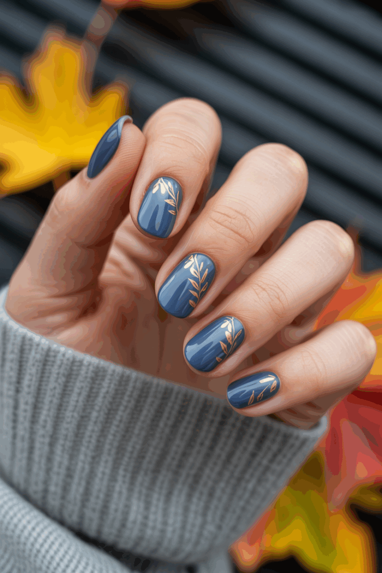 12 Fall Nails Leaf Design Ideas To Elevate Your Seasonal Style ...