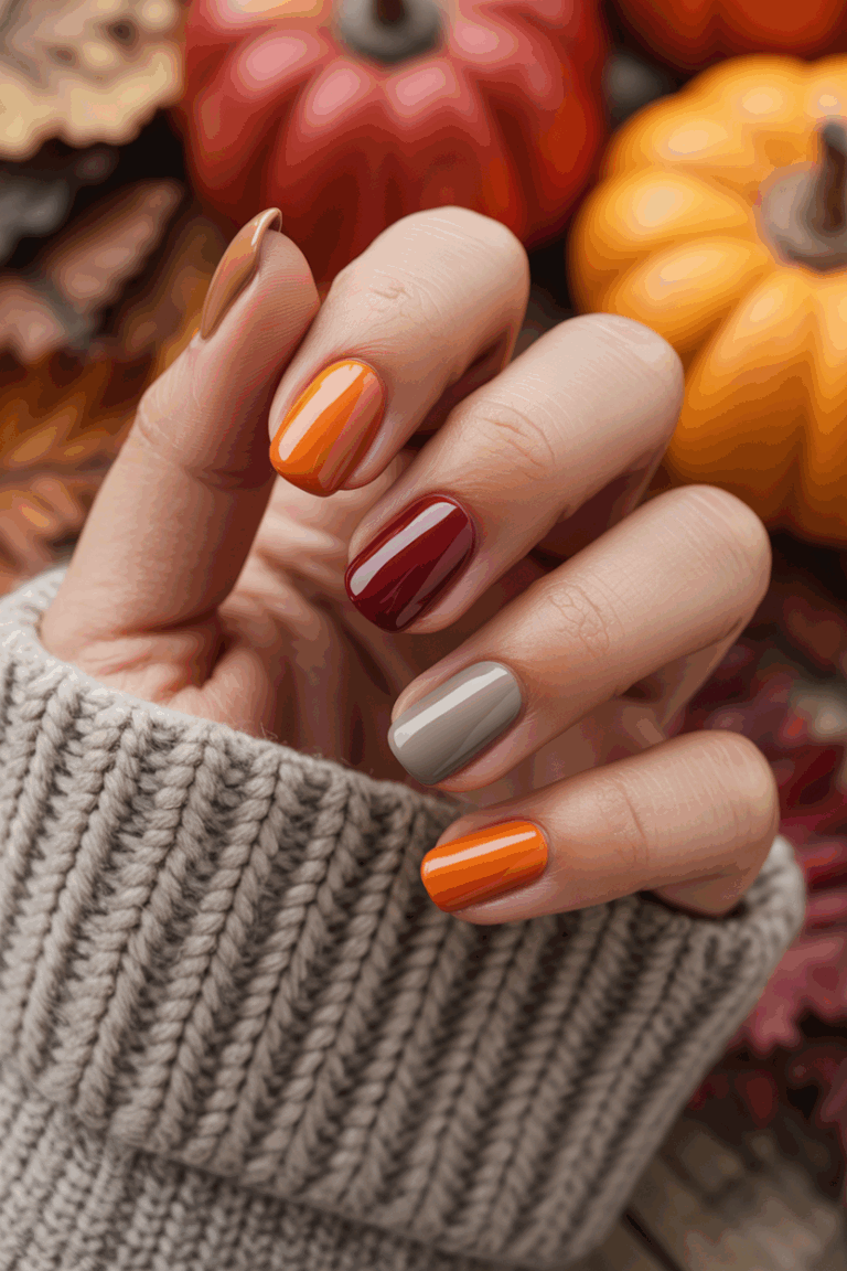 14 Festive Late Fall Into Christmas Nail Art Ideas – Everyday Wholesome